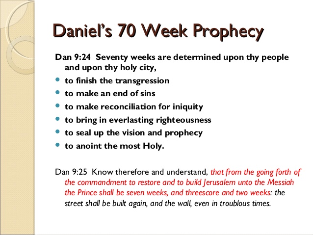 Chapter 27 - Daniel's Seventy Weeks - Why Is God Angry With The United ...